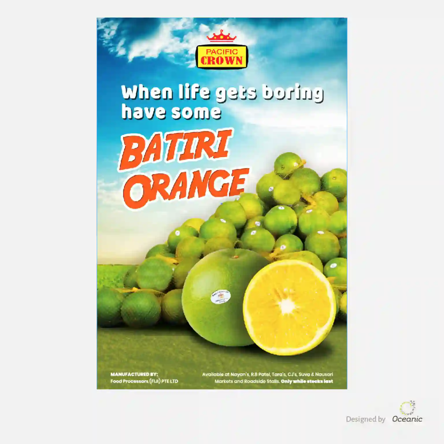 Batiri Orange Newspaper Ad - Oceanic Communications